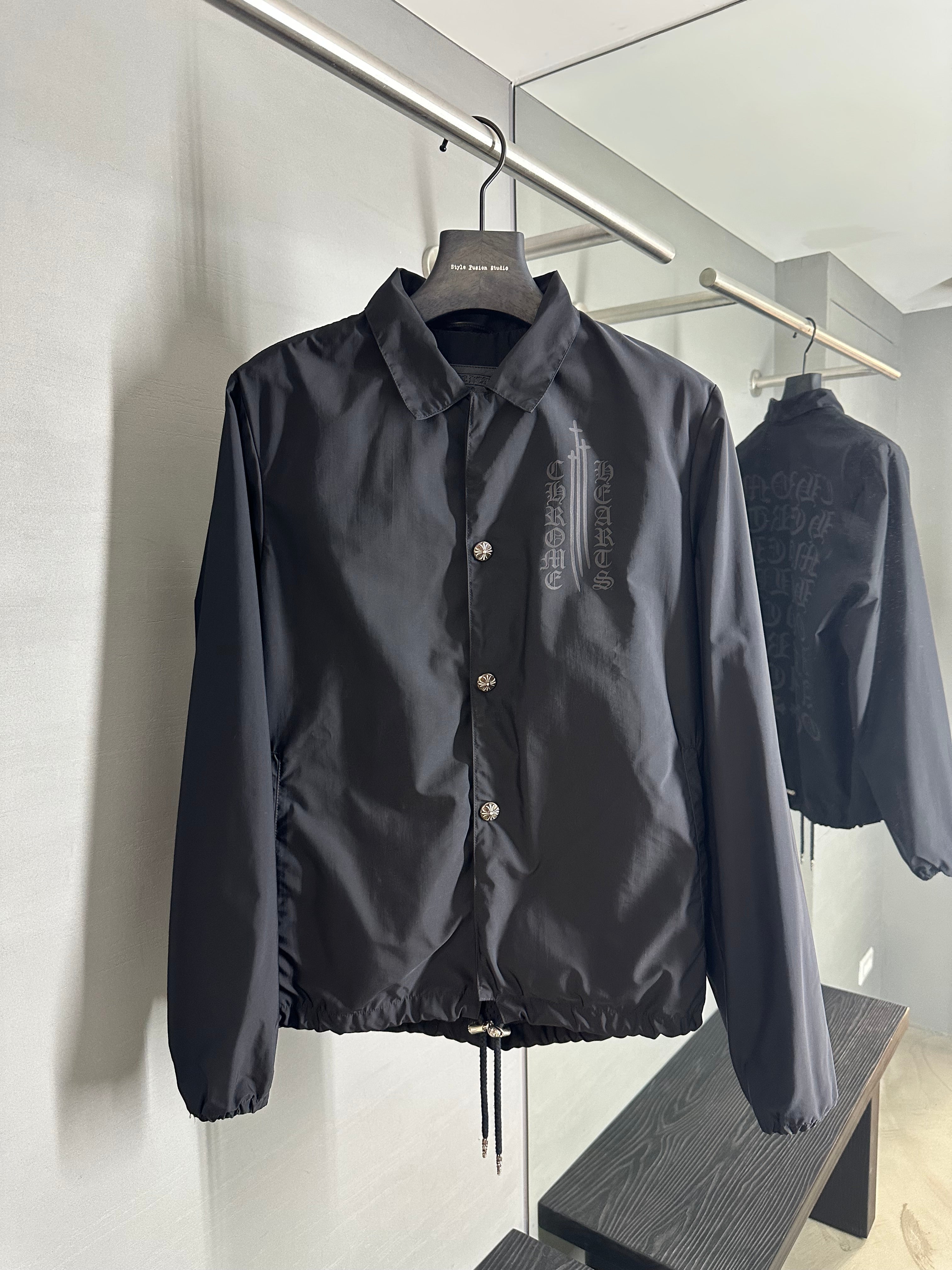 Chrome Hearts Eye Chart Windbreaker Jacket – Style Fusion Studio