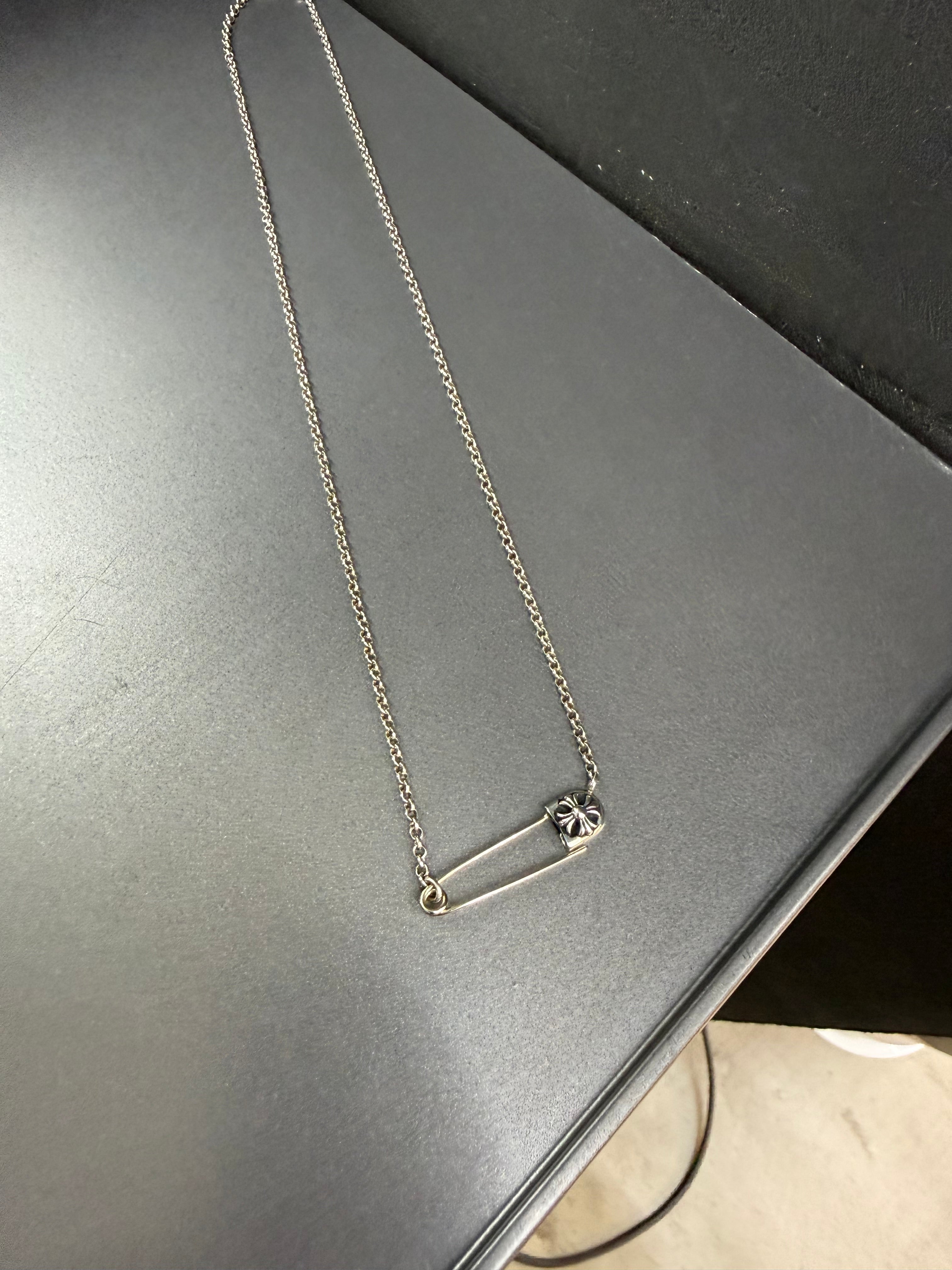 Chrome Hearts Safety Pin Necklace 50cm – Style Fusion Studio